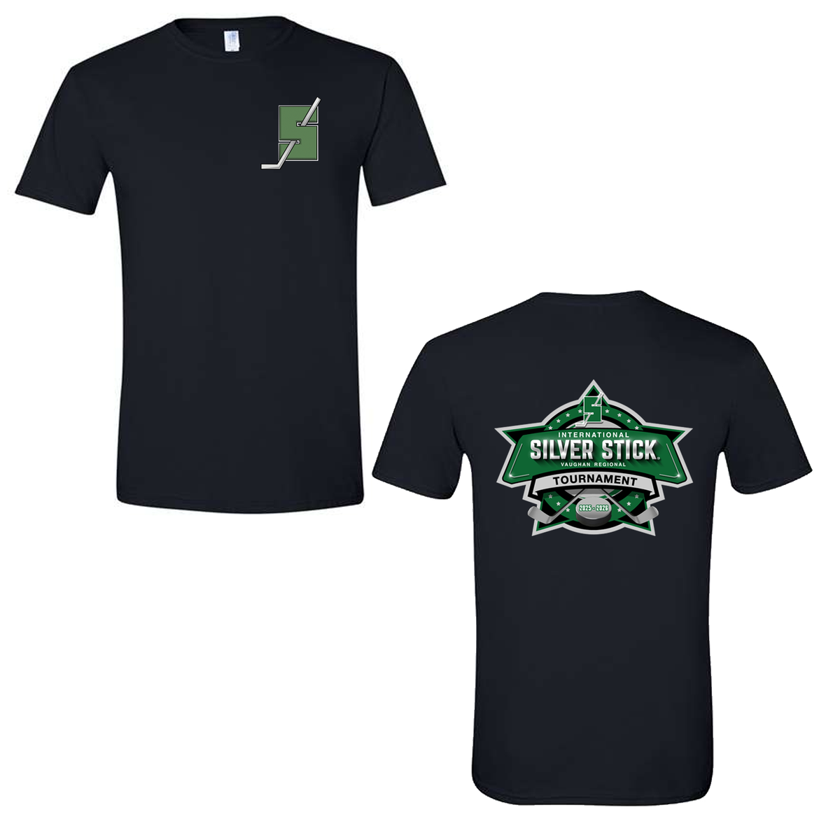 Silver Stick 2025 Tournament S Logo Chest Crest Tournament Logo Back P ...